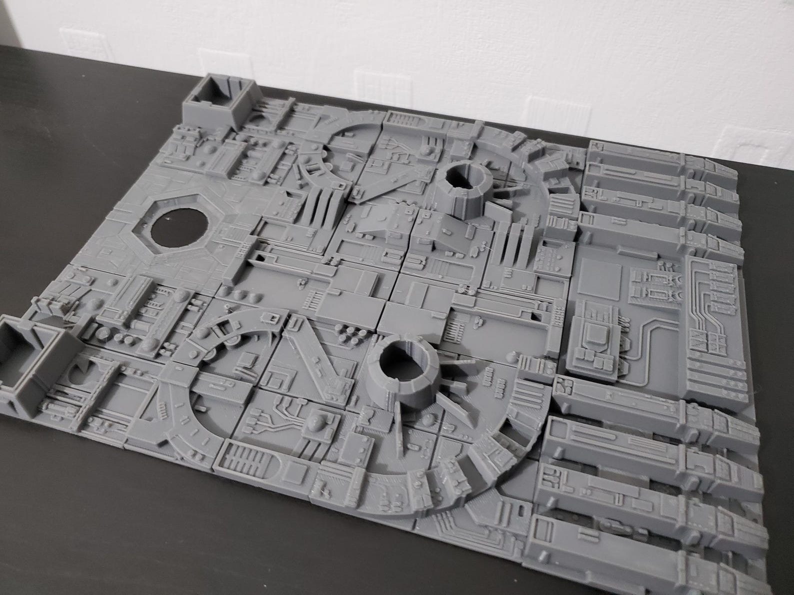 Death Star Surface Tiles Exhaust Port Version Star Wars Trench Run ...