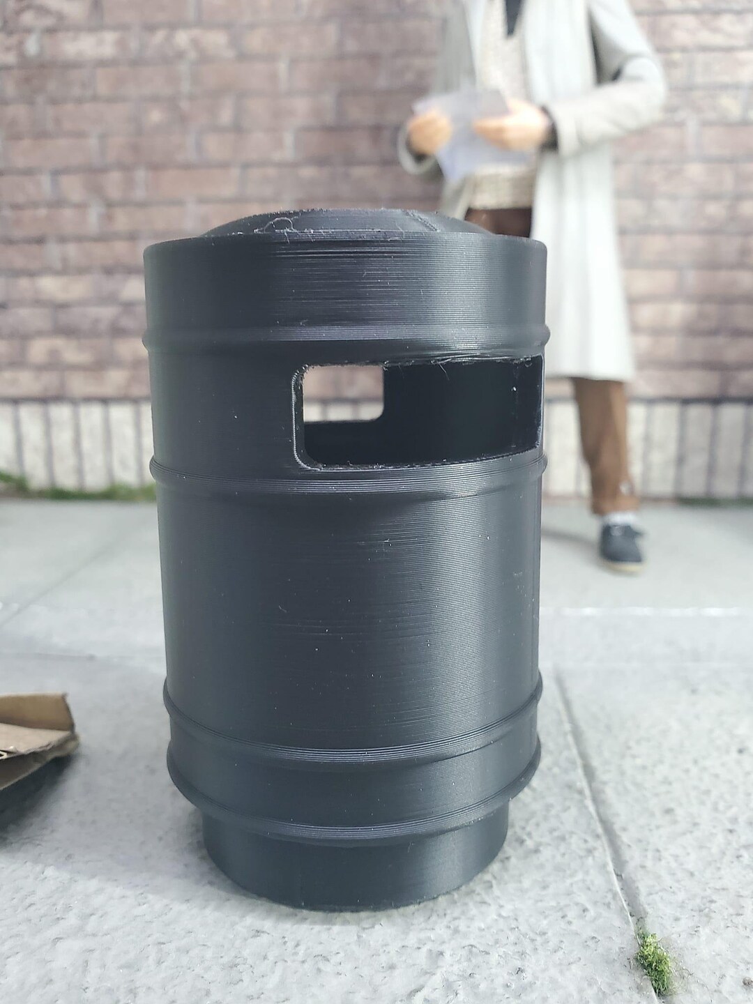 Unpainted 1/12 Scale Trash Can: Diorama Street Scene Accessory - Etsy