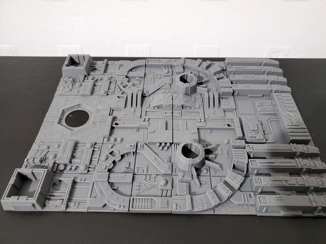 Death Star Surface Tiles Exhaust Port Version Star Wars Trench Run ...