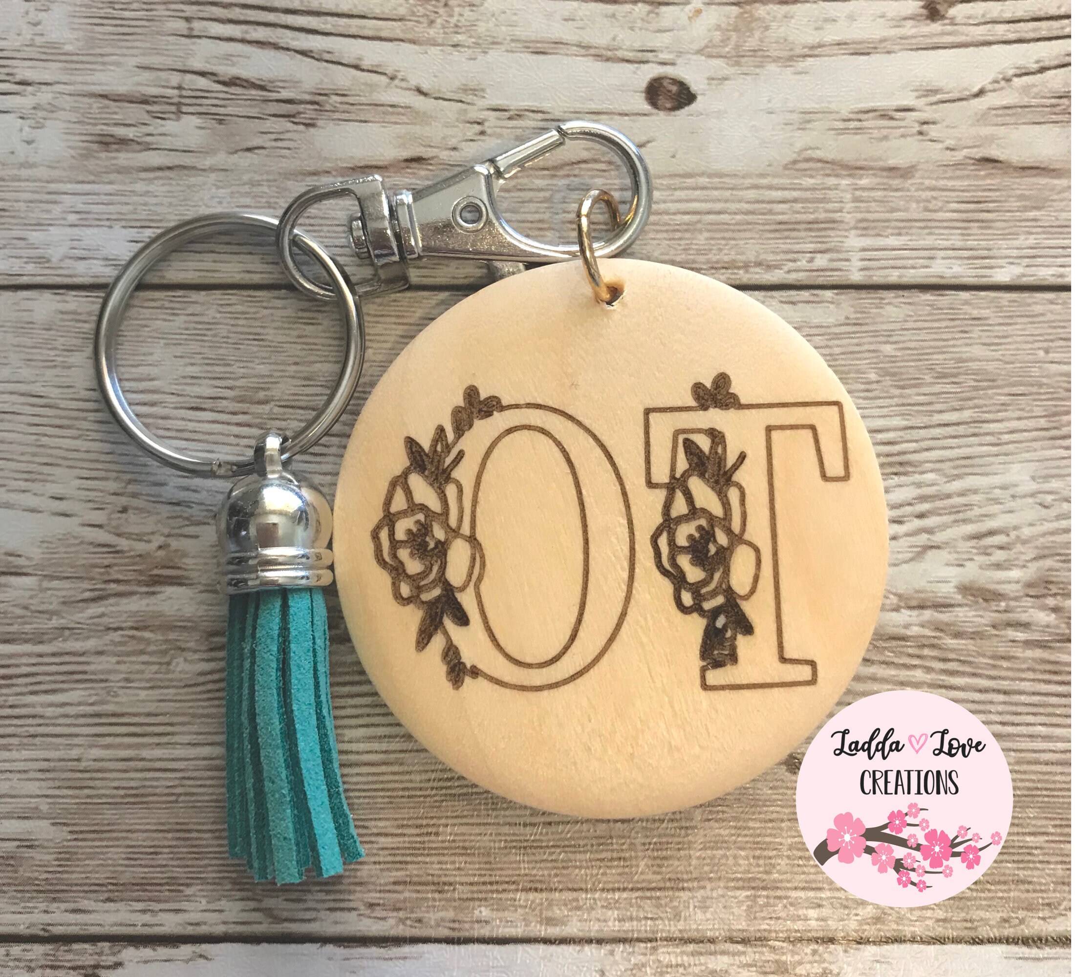 OT & PT Keychain Wristlet OT keychain custom keychain Pt | Etsy
