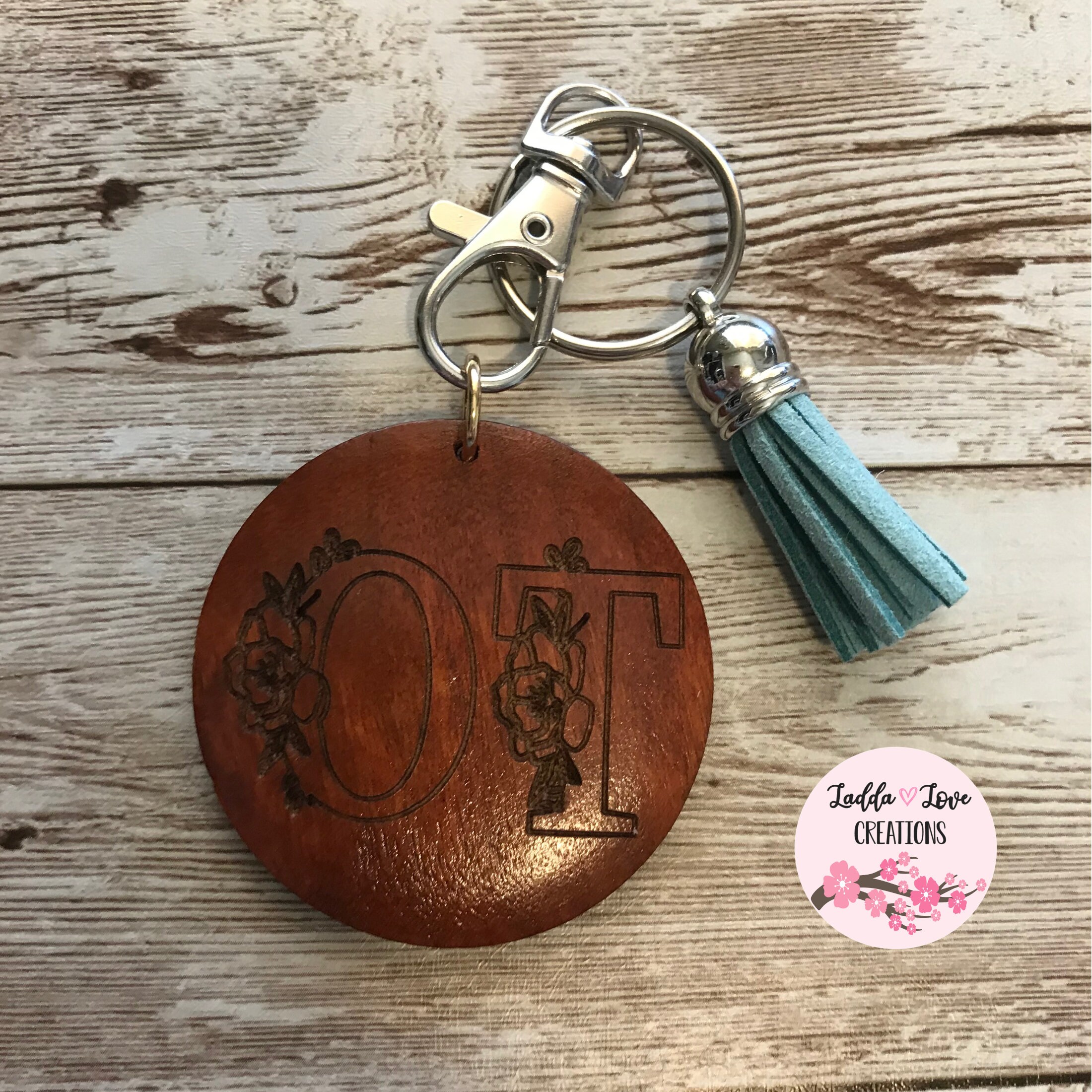 OT & PT Keychain Wristlet OT Keychain Custom Keychain Pt - Etsy UK