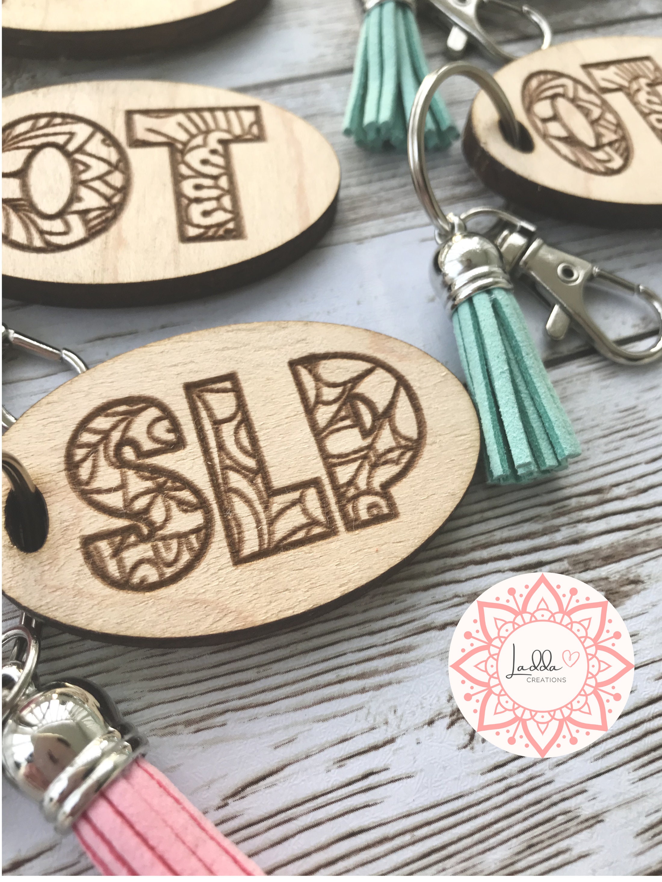 OT PT SLP Slpa Ota Pta Oval Mandala Keychains Pt | Etsy