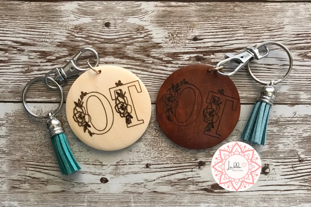 OT & PT Keychain Wristlet OT Keychain Custom Keychain Pt - Etsy UK