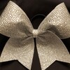 Custom Stripes and Tails Cheer Cheerleading Bow - Etsy