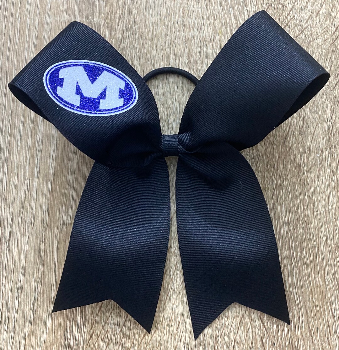 Collegiate College Cheer Cheerleading Ribbon Bow - Etsy