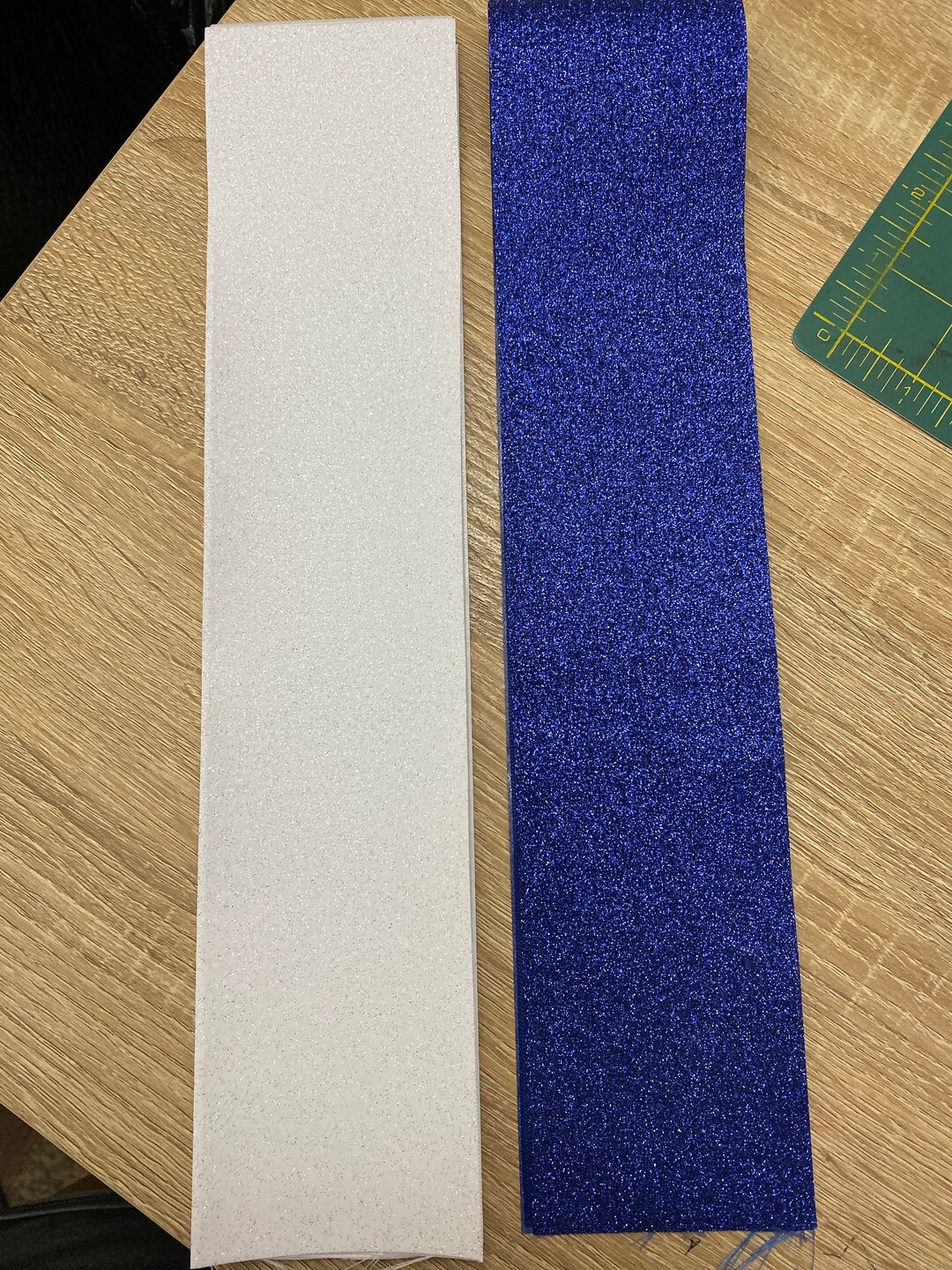 Glitter Ribbon 3" Cheer Bows Glitter Strips 29" Long Make Your Own ...