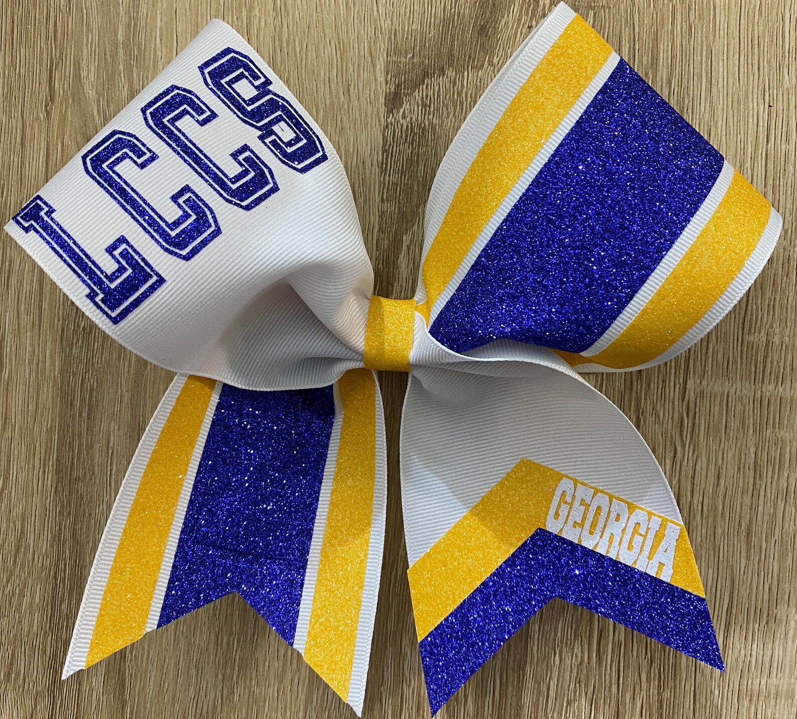 Custom Stripes and Tails Cheer Cheerleading Bow - Etsy