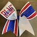 Custom Stripes and Tails Cheer Cheerleading Bow - Etsy