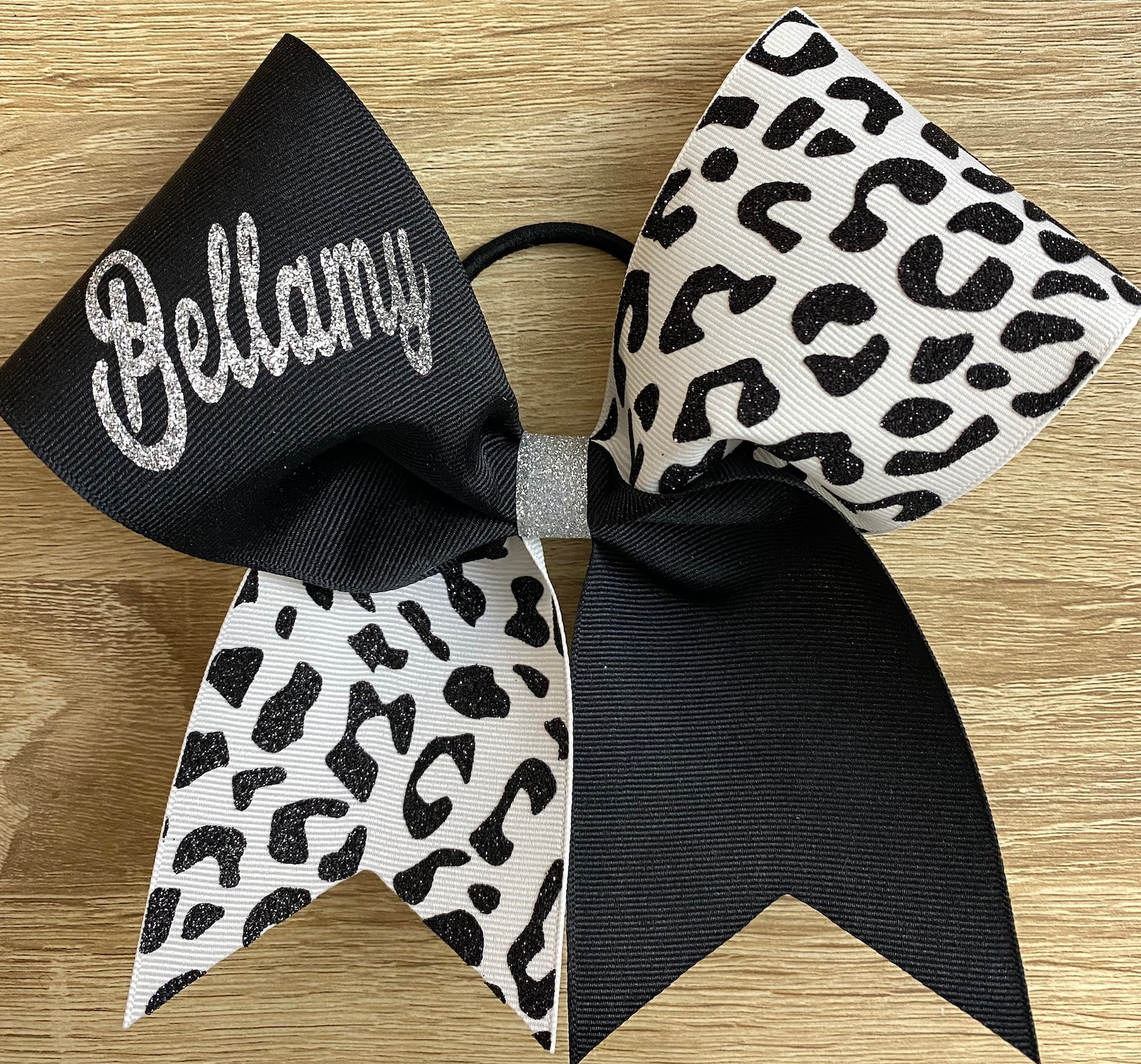 Custom Cheetah Leopard Print Cheerleading Cheer Bow - Etsy