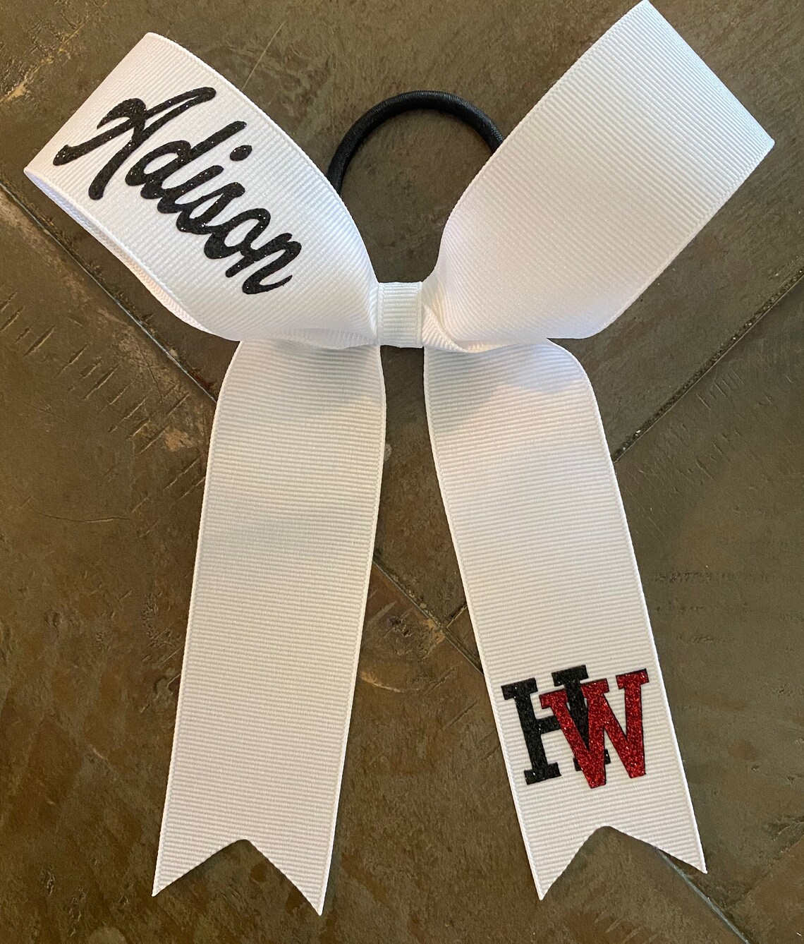 Collegiate College Long Tailed Cheer Cheerleading Ribbon Bow - Etsy