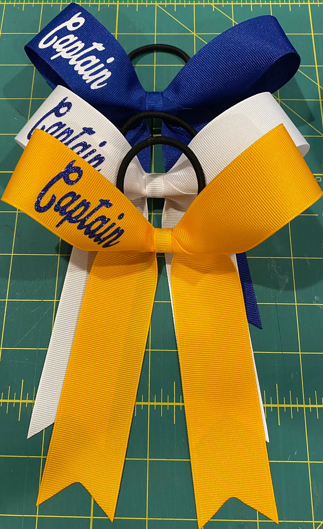 Collegiate College Cheer Cheerleading Ribbon Bow - Etsy