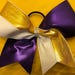 Custom Stripes and Tails Cheer Cheerleading Bow - Etsy