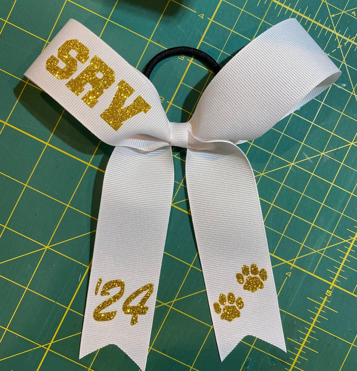 Collegiate College Long Tailed Cheer Cheerleading Ribbon Bow - Etsy