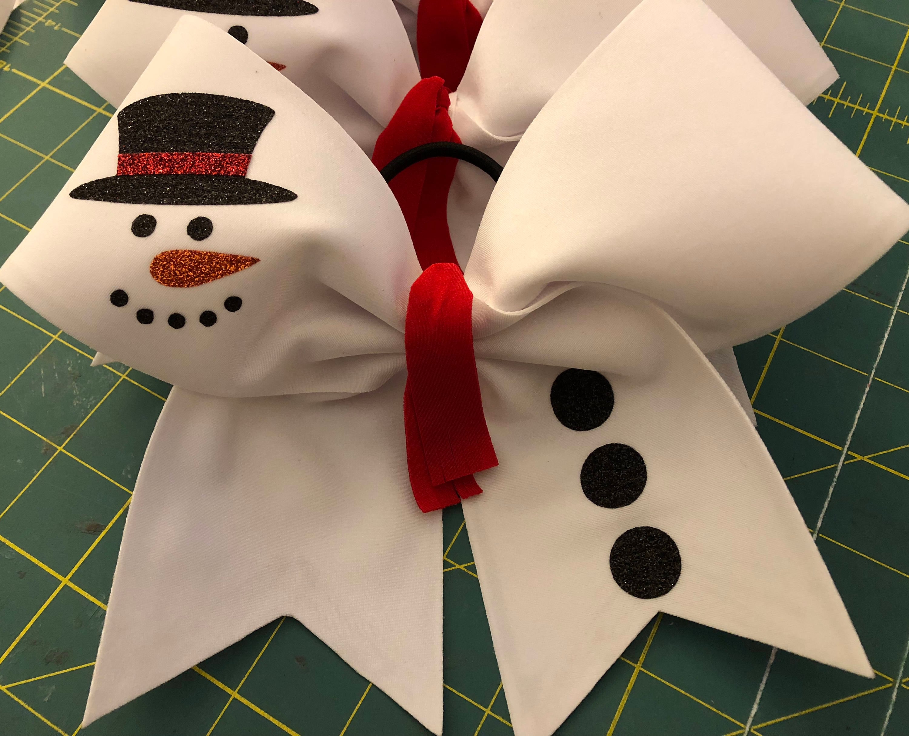 Snowman Holiday Christmas Cheer Bow - Etsy