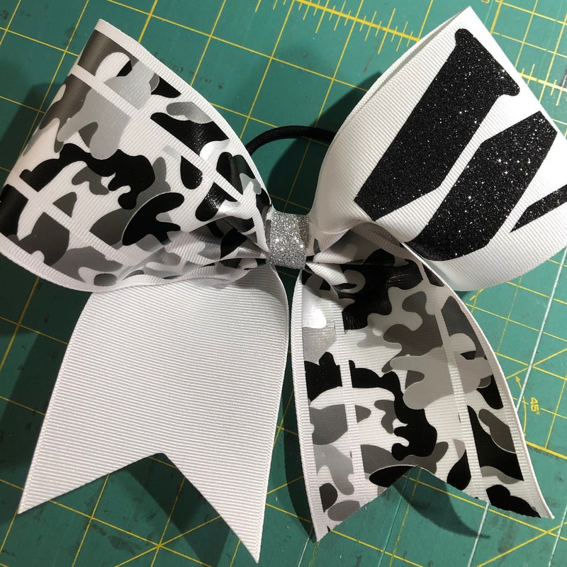 Camo Cheer Bow - Etsy