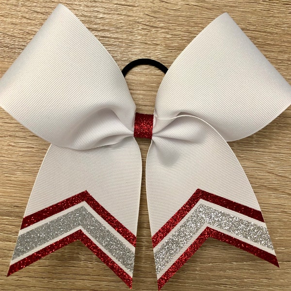 Cheer Bow Tail Chevrons Svg - Etsy