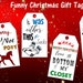 Printable Funny Christmas Gift Tags Digital Christmas Gift - Etsy