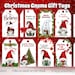 Christmas Gnome Gift Tags, Printable Gift Tags, Digital Christmas Gift ...