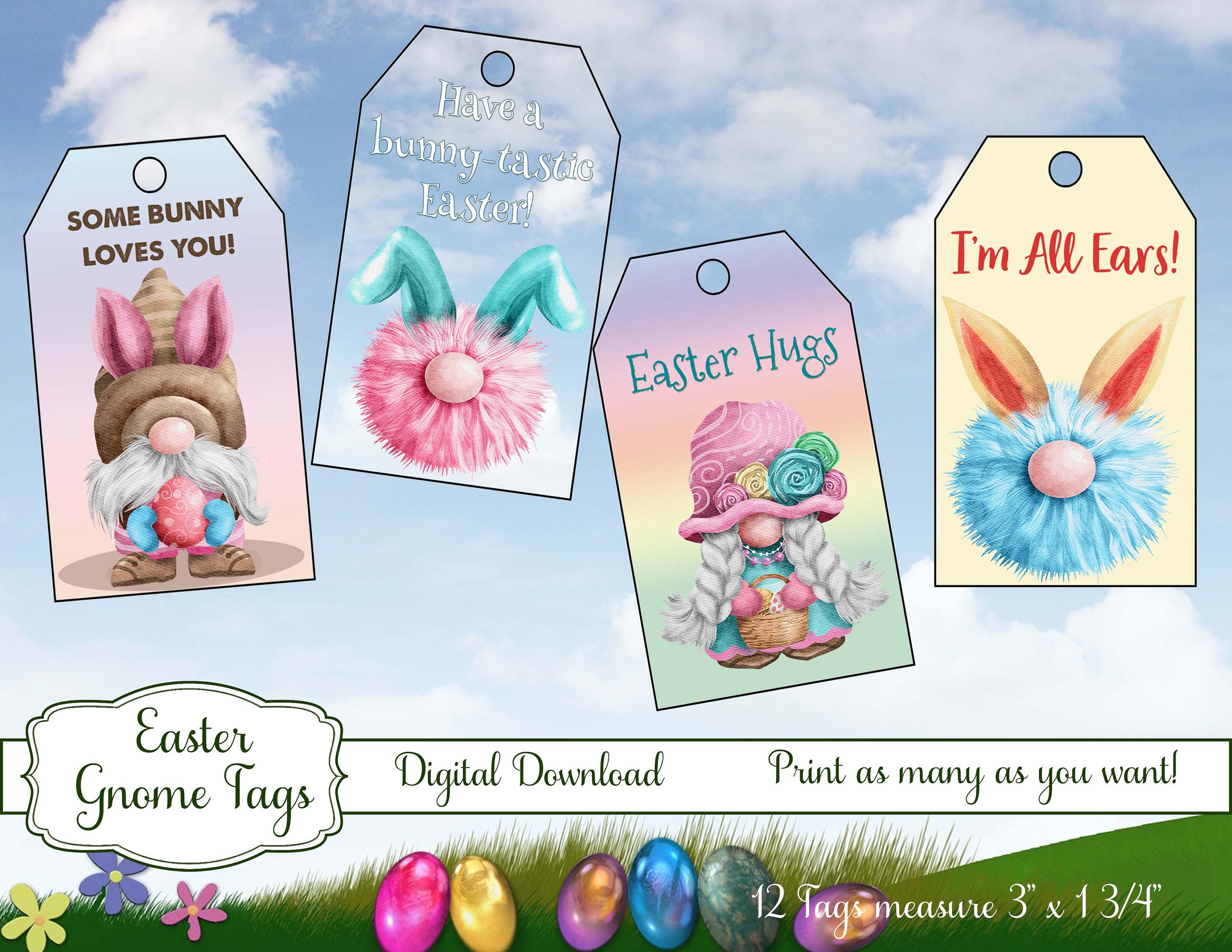 Printable Easter Cards for Kids, Digital Easter School Cards, Easter ...