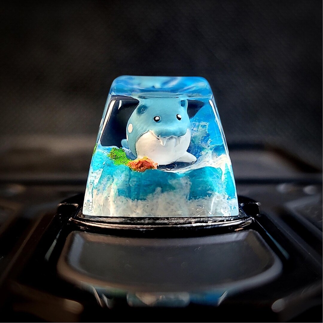 Pokemon Totodile Artisan Keycaps Epoxy Resin - Etsy