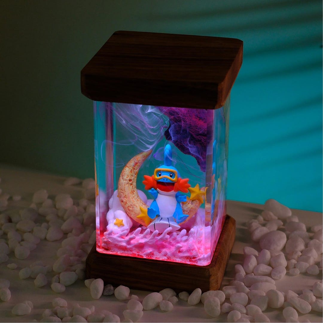 Pokemon Charmander Epoxy Resin Lamp, Night Light - Etsy