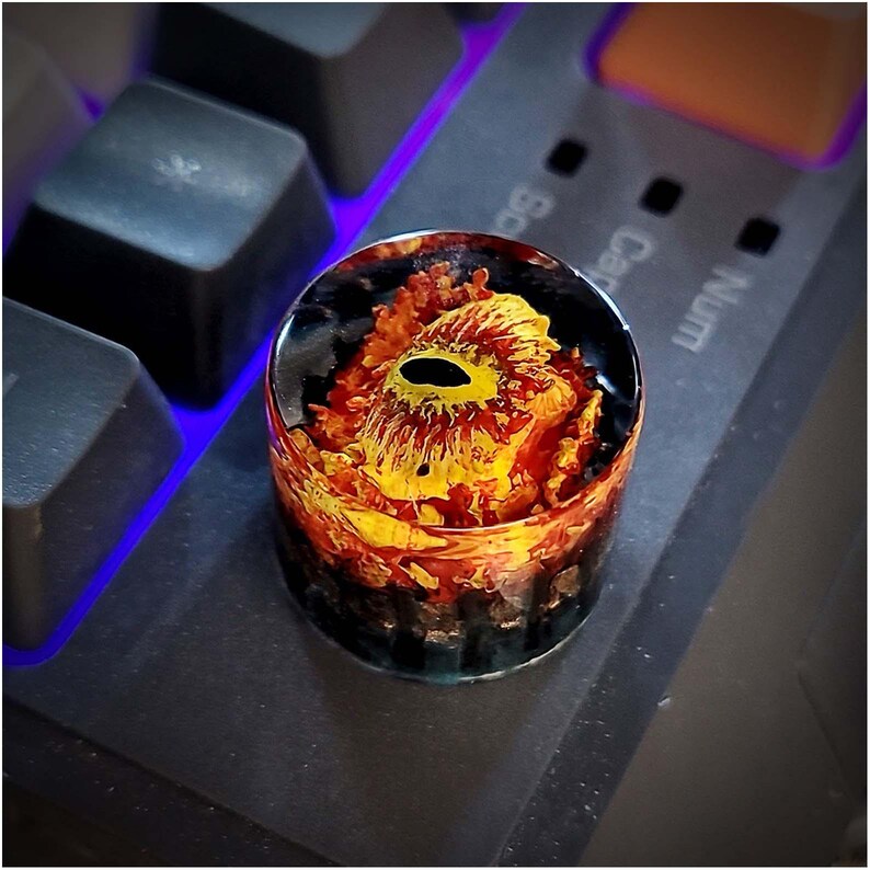LOT.R Lor.d O.f Ri.ngs Ey.e of Sauron Dark Lord the One Ring Keyboard ...