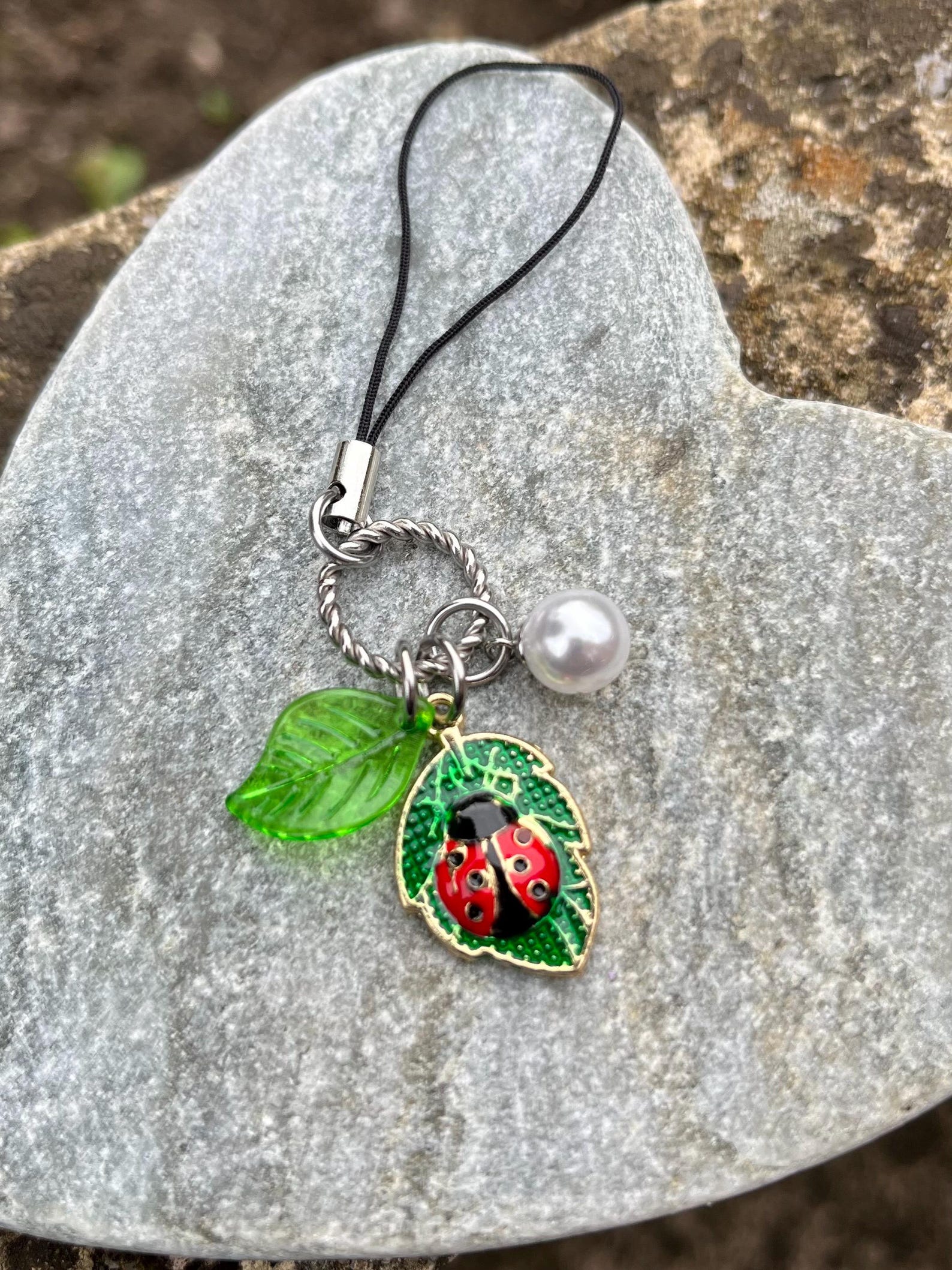 Ladybird Phone Charm - Etsy
