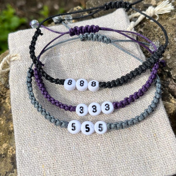 Number Bracelet - Etsy
