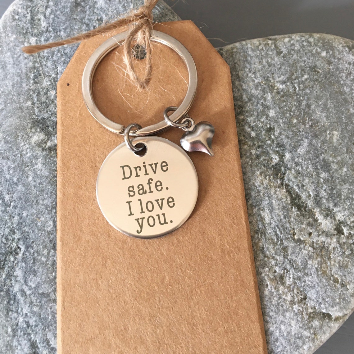 Drive Safe Keyring - Etsy UK