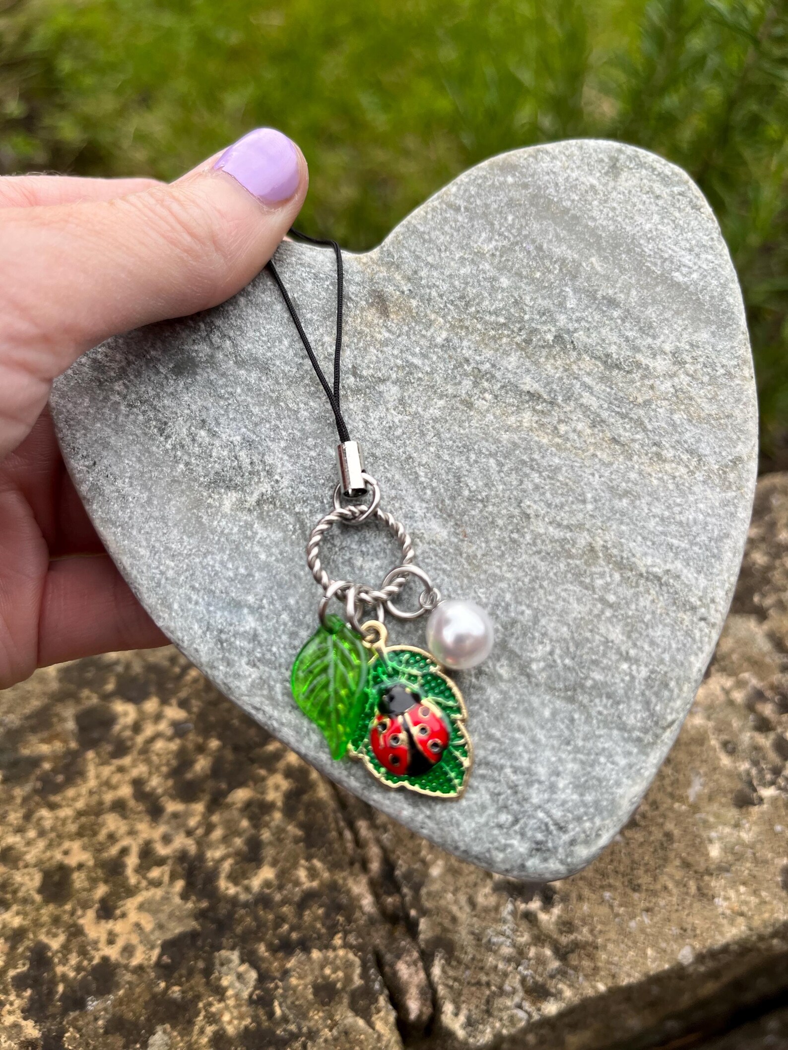 Ladybird Phone Charm - Etsy