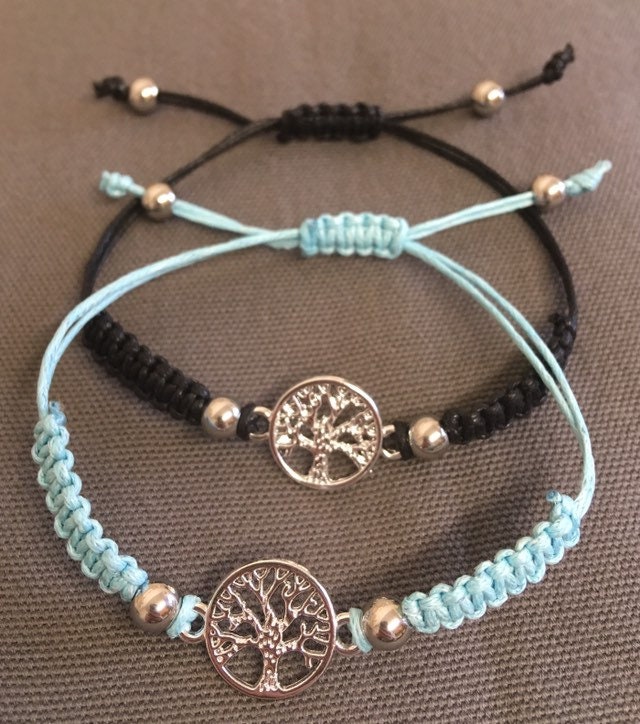 Tree of Life Cord Bracelet | Etsy UK