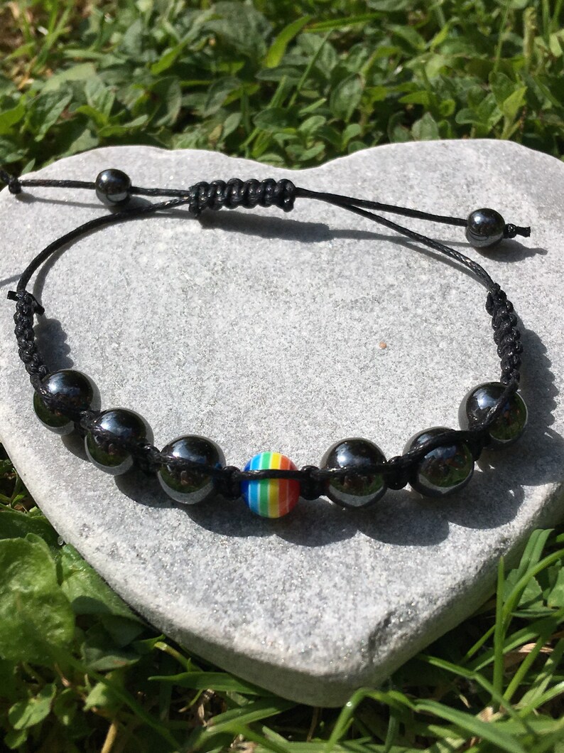 Rainbow Bracelet, Equality, - Etsy UK
