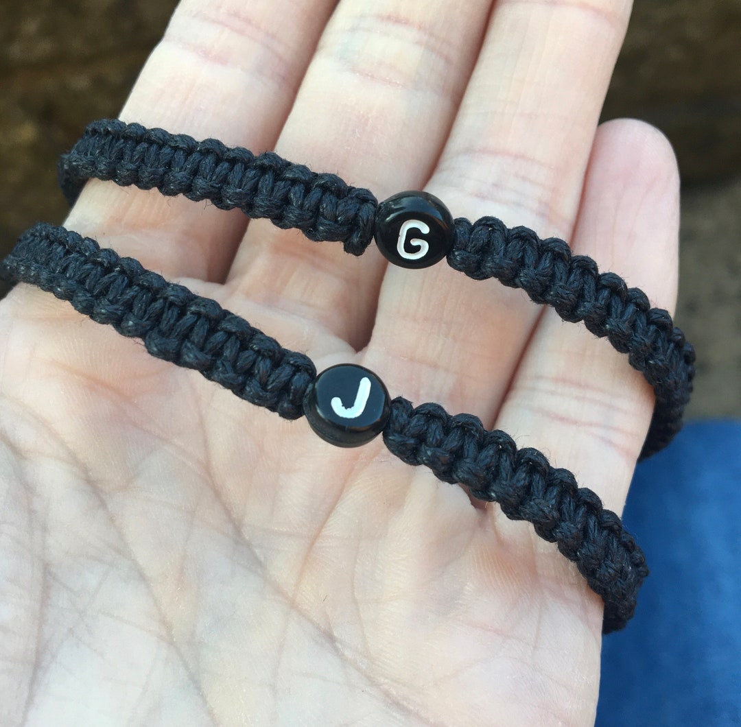 Couples Bracelet/ Magnetic Heart Bracelets/initial Bracelets/ Couples ...