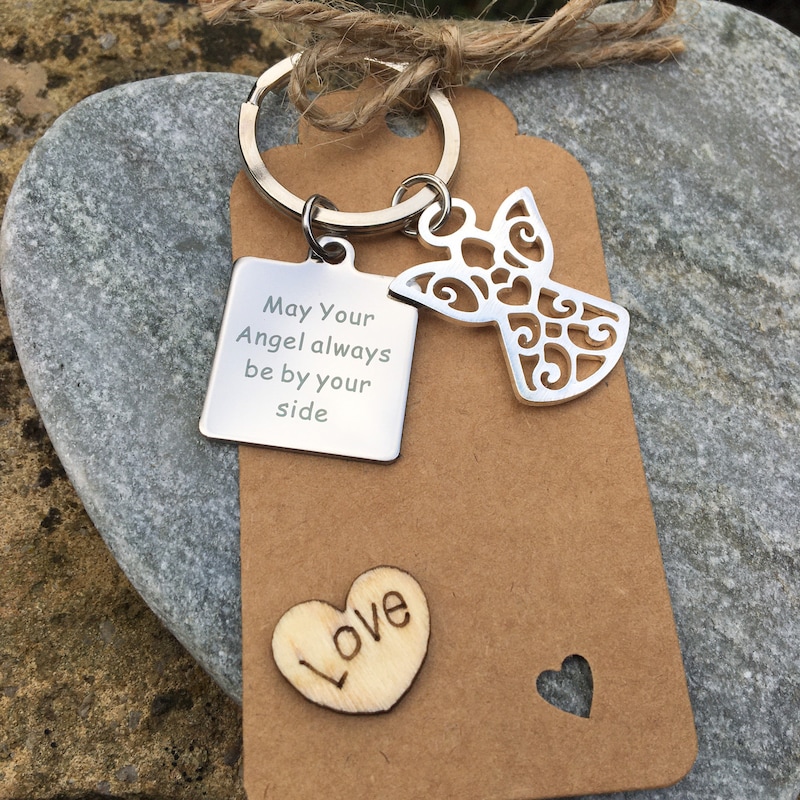 Angel Keyring - Etsy