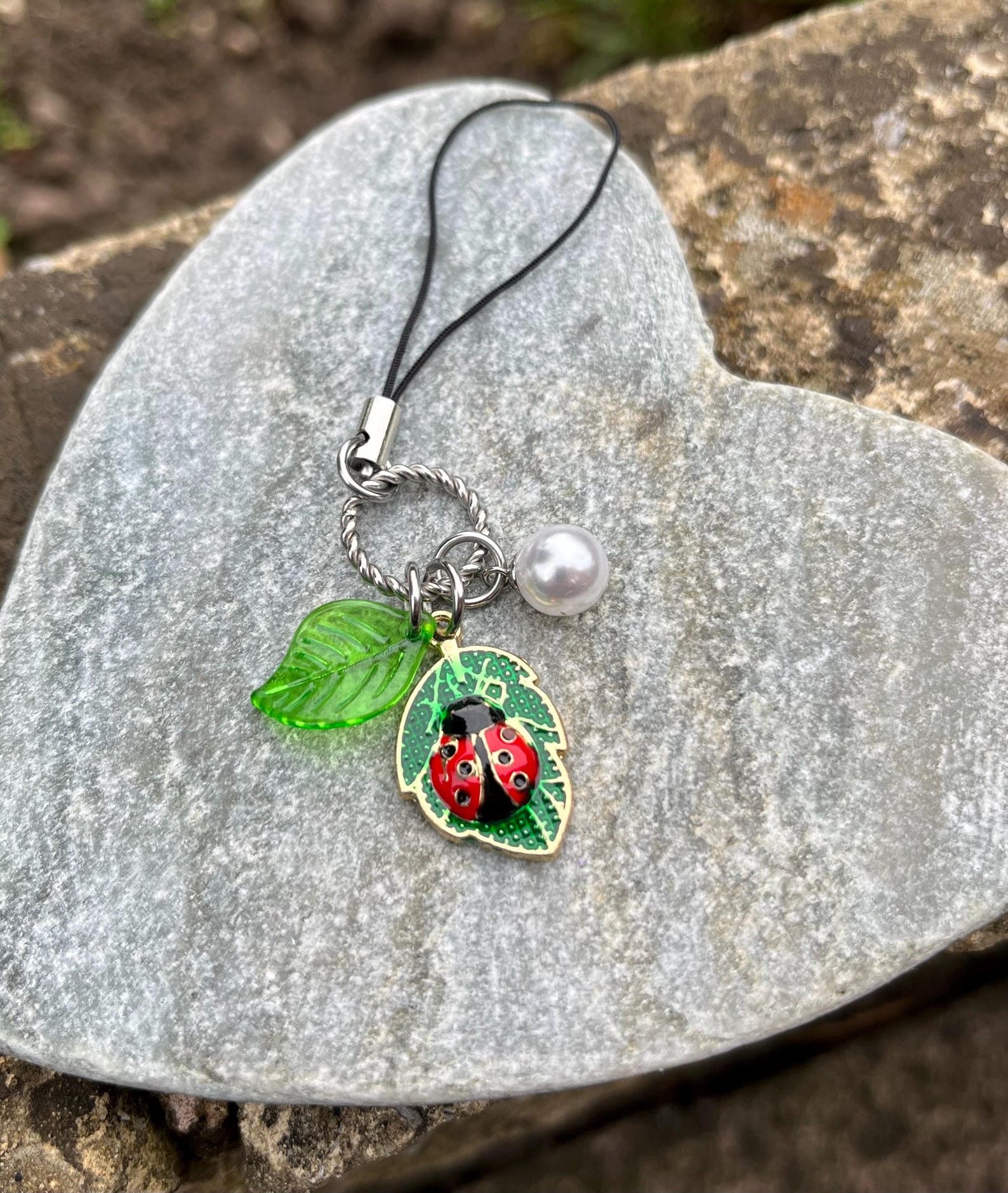Ladybird Phone Charm - Etsy