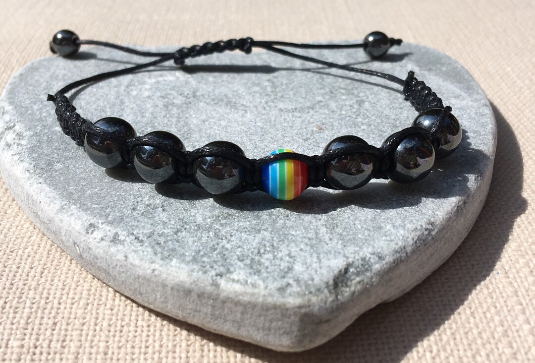 Rainbow Bracelet, Equality, - Etsy UK