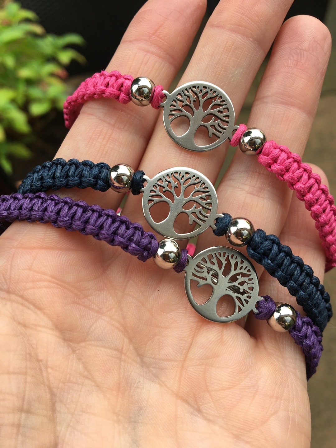 Tree of Life Cord Bracelet - Etsy