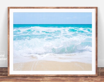 Ocean Print Digital Download Wave Print Wave Art Sea Wall | Etsy