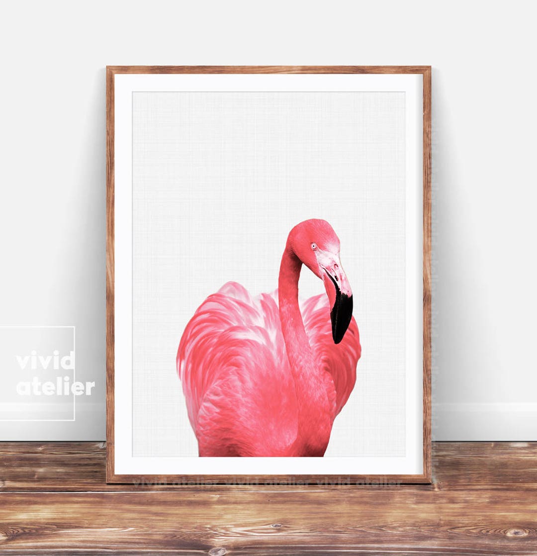 Flamingo Print Flamingo Wall Art Downloadable Print Beach - Etsy