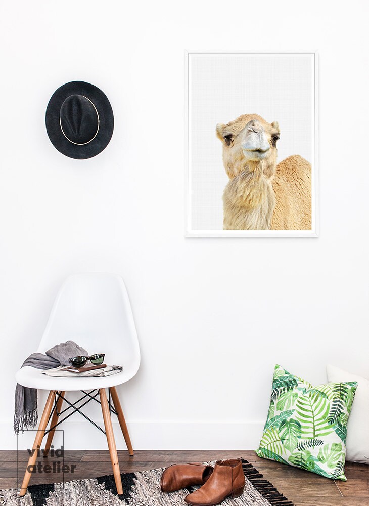 Camel Print Camel Wall Art Digital Download Safari Nursery | Etsy