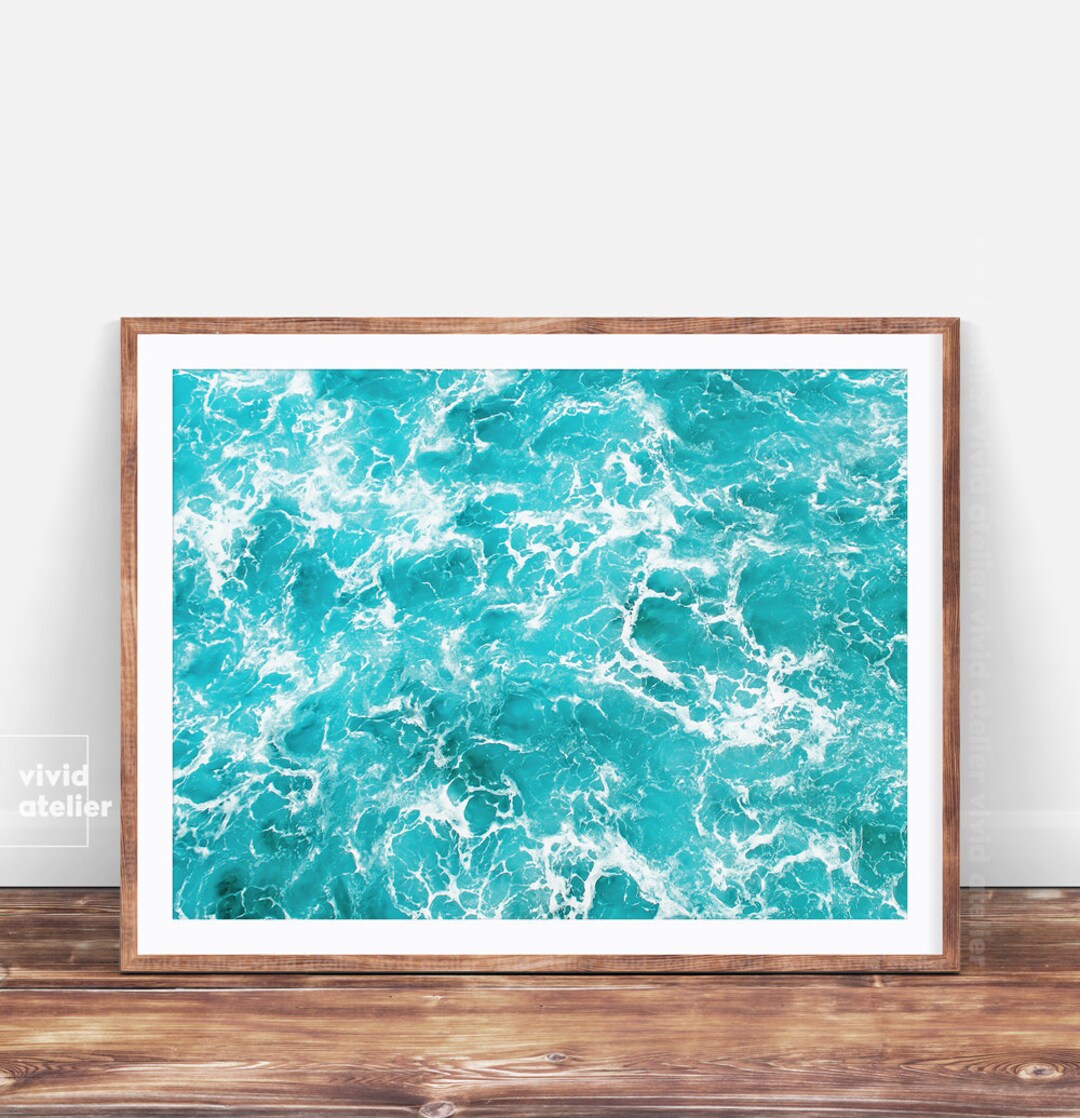Ocean Print, Digital Download, Wave Print, Wave Art, Sea Wall Art ...
