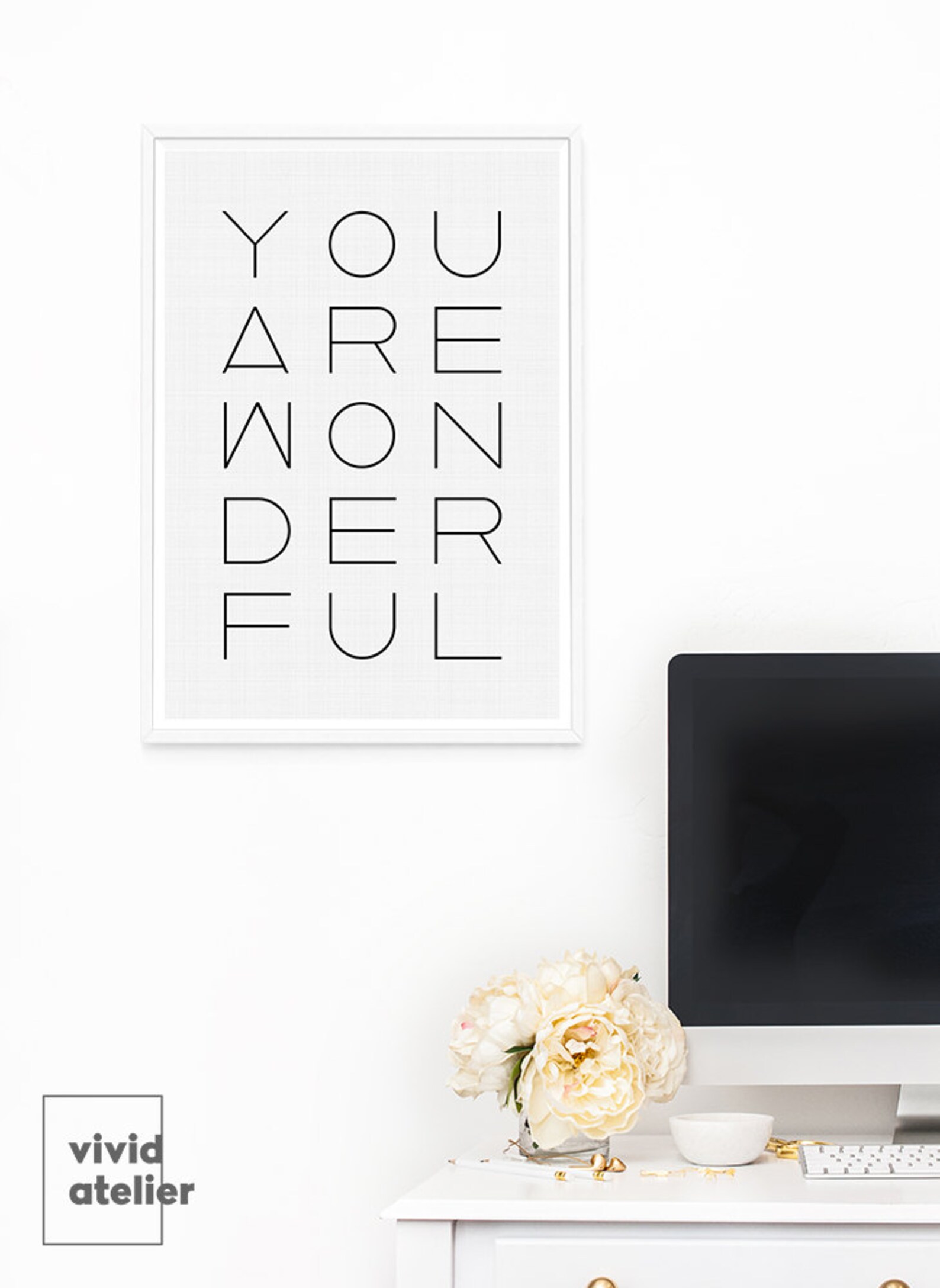 Typography Poster Quote Print Inspirational Quote Modern | Etsy
