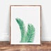 Palm Leaf Wall Decor Watercolor Print, Palm Leaves Printable Poster ...