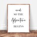 Adventure Begins Print Typography Print Nursery Wall Art - Etsy