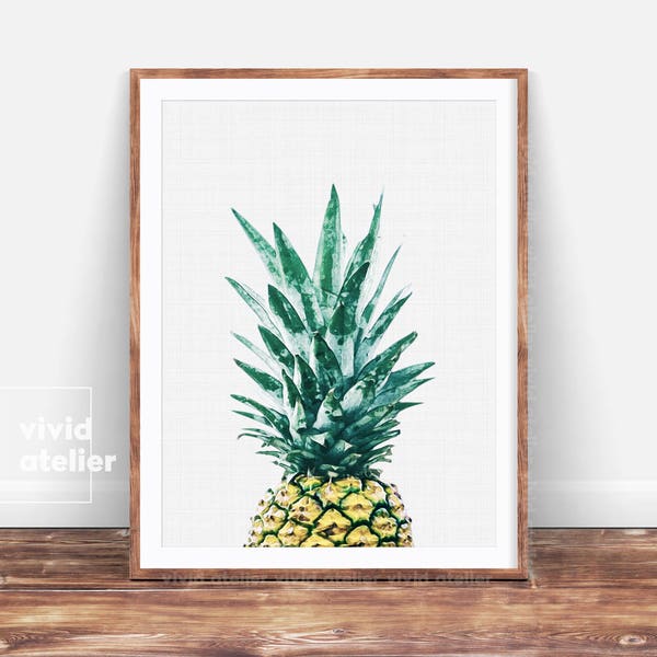 Pineapple Poster - Etsy