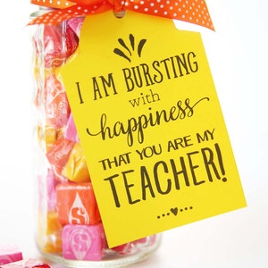 Back to School Printable Gift Tags for Teachers - Etsy