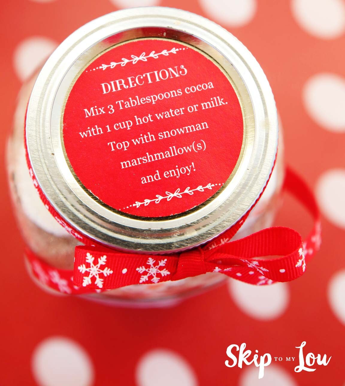 Snowman Hot Chocolate - Jar Label - Etsy