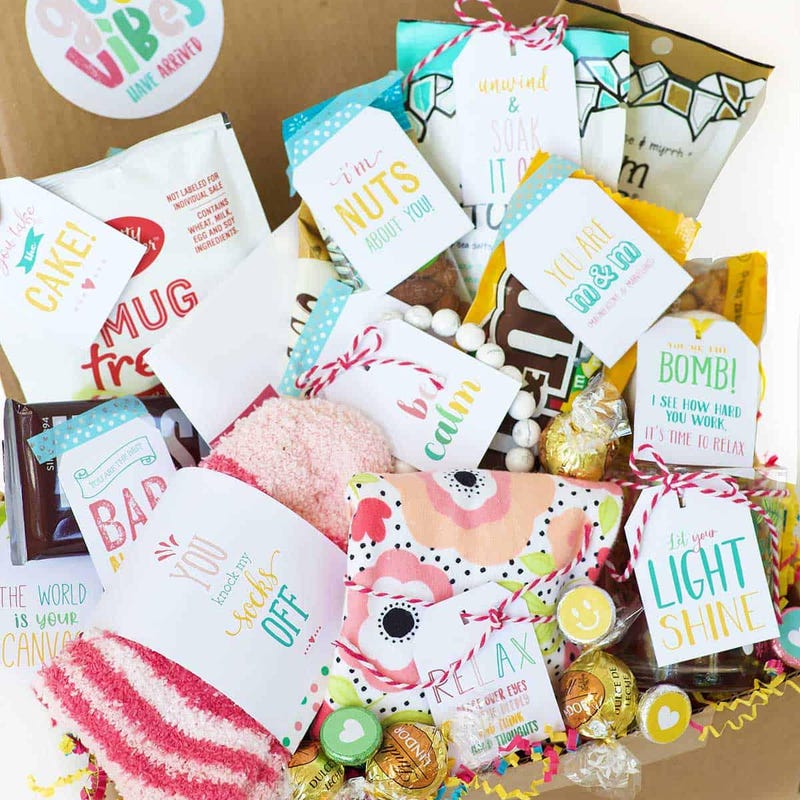 Care Package Box Stickers - Etsy