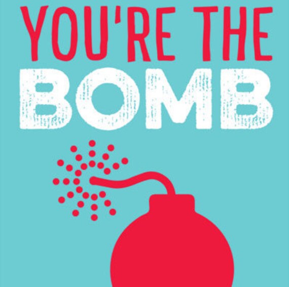 You're The Bomb EOS Lip Balm Printable | Etsy
