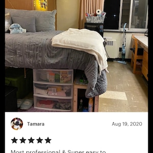 College Dorm Bed Risers (18" Tall)- as Seen on Penn State Message ...